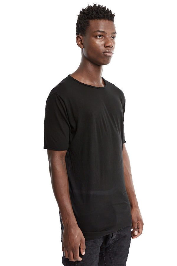 MD75 | Shop Online | AW23 | Black Lightweight Tee - Aleluya Concept Store