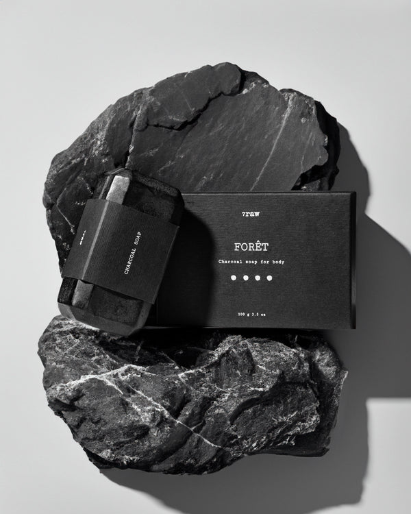 7RAW | Shop Online | Vanta Noir Charcoal Soap - Aleluya Concept Store